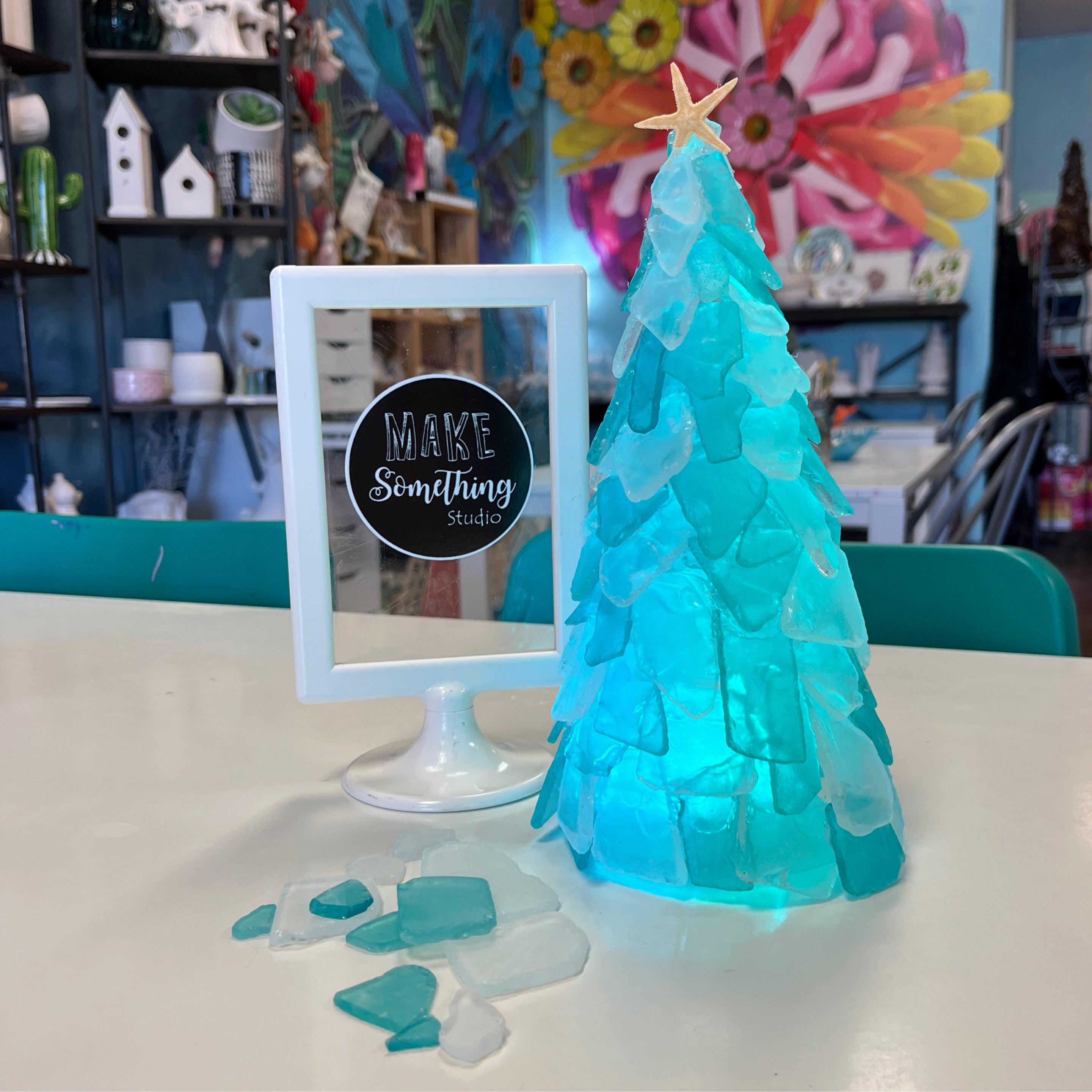 Light-Up Sea Glass Tree | Make Something Studio!