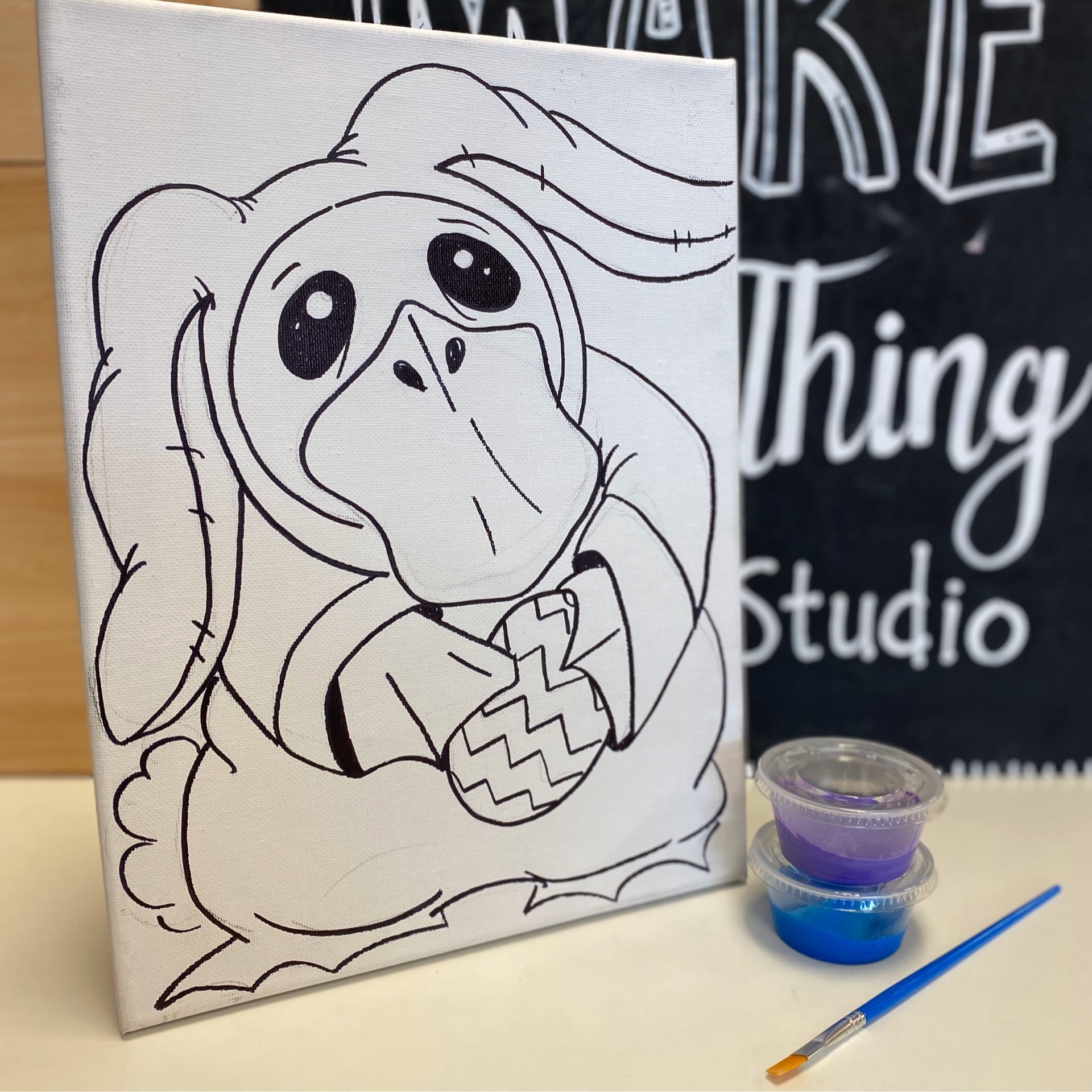 Easter Platypus Canvas | Make Something Studio!
