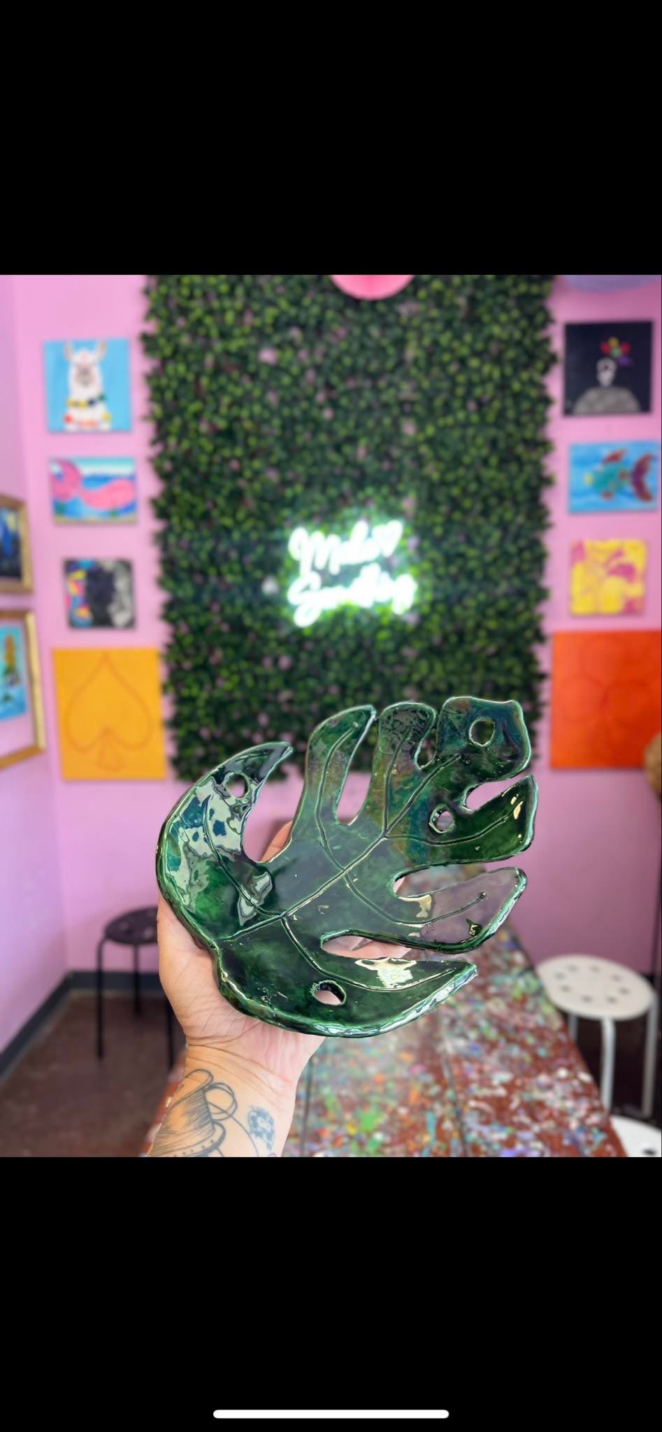 Free Forms Fridays: Monstera Clay Bowl | Make Something Studio!